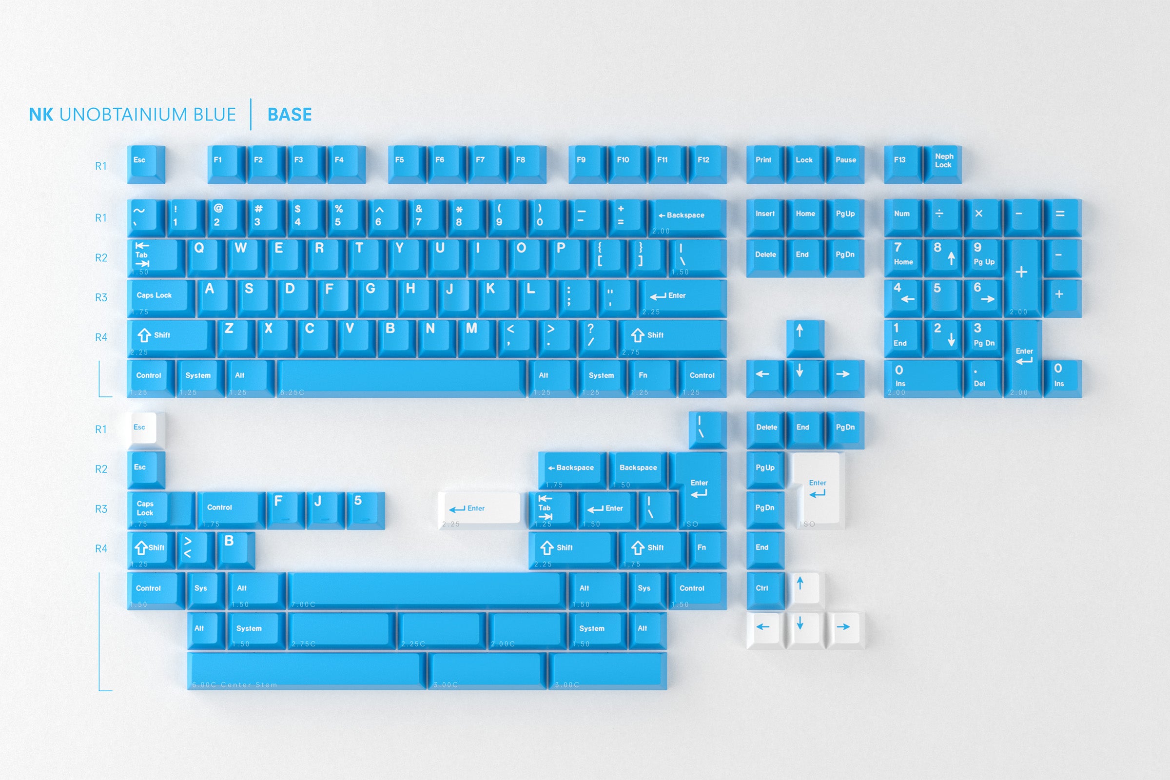 GMK CYL Unobtanium Blue – Oblotzky Industries