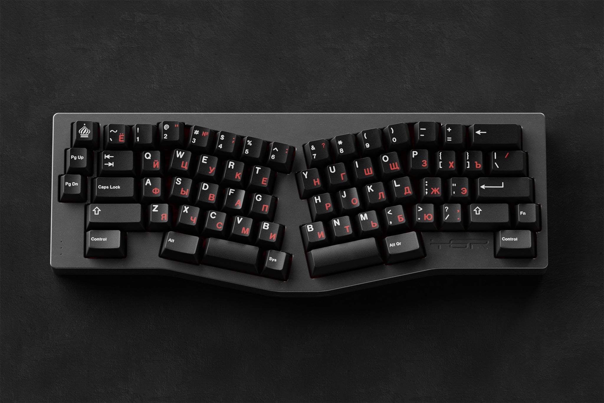 GMK CYL WoB Red Cyrillic – Oblotzky Industries